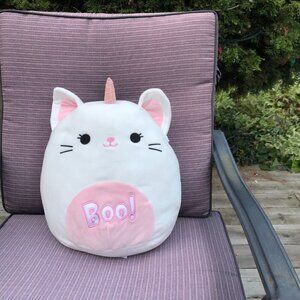 Squishmallows | Toys | Calista The White Boo Cat Squishmallow Stuffed ...
